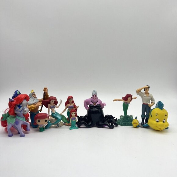 Disney | Toys | Disney Little Mermaid Figures Pvc Toys Ariel Ursula ...